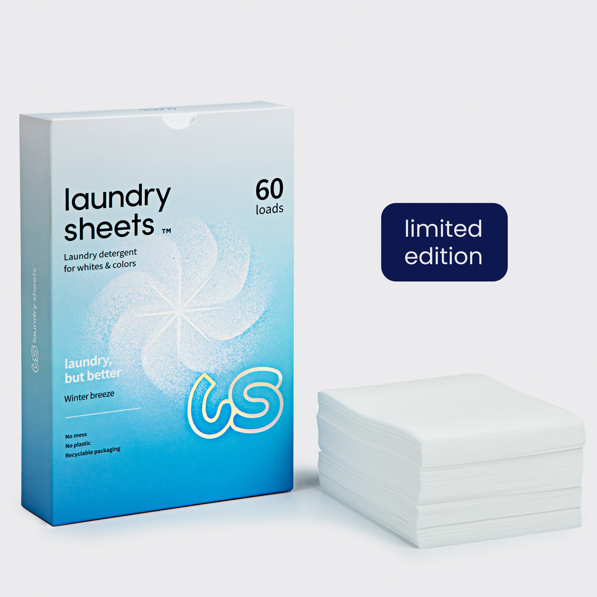 Laundry Sheets - Plant-based and zero plastic laundry detergent